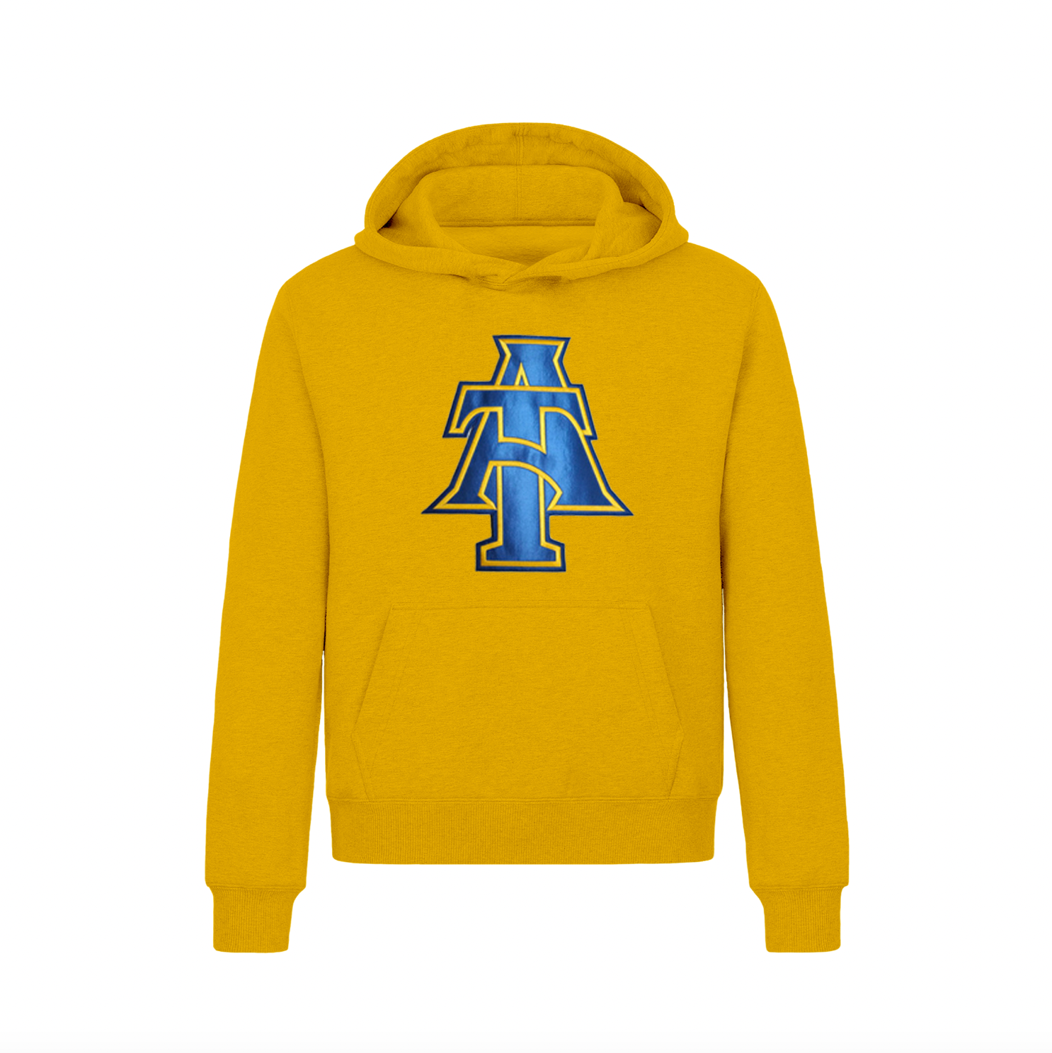 Tackle Twill Navy and Yellow A&T Interlock Logo Apparel – HallPass.Shop