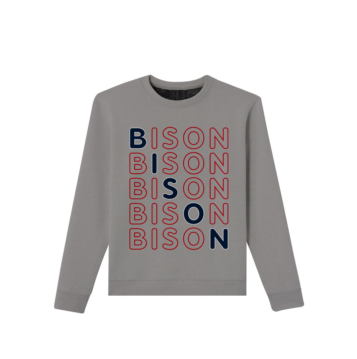 Gray BISON Crewneck – HallPass.Shop